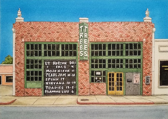 Trees Dallas. 5 X 7. Deep Ellum. Dallas Texas. | Etsy