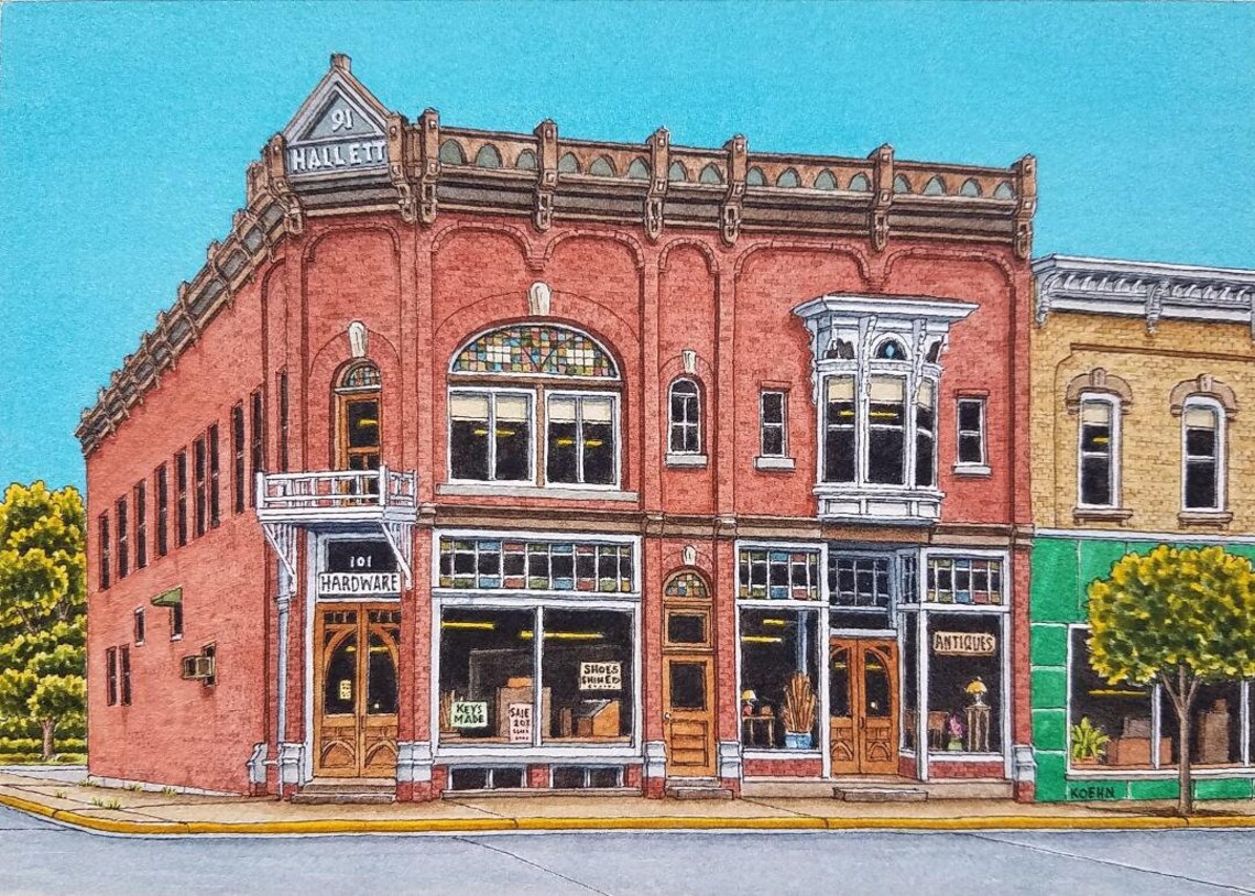 Train Depot. 5 X 7. Carson City Michigan. - Etsy