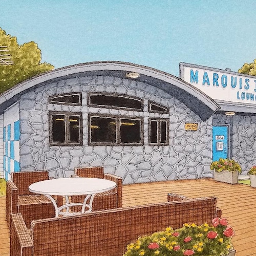 Warren's Inn. 8.5 X 11. Houston Texas. - Etsy