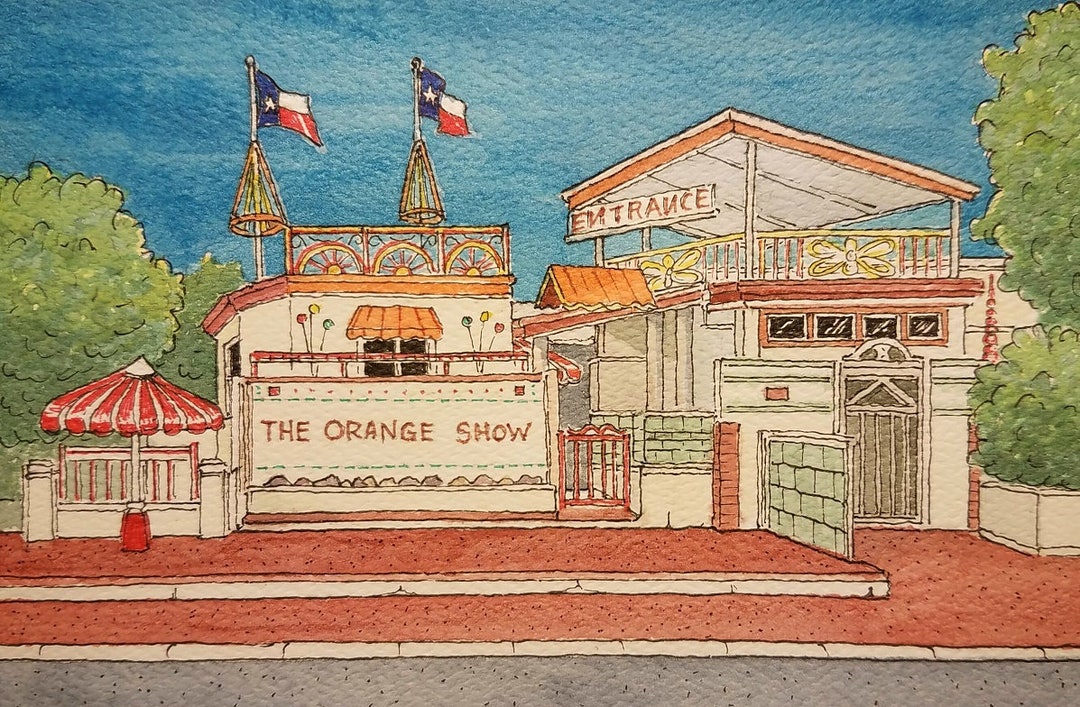 The Orange Show. Houston, Texas. Folk Art. Backroads of Texas. Jim ...