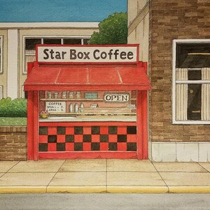 Star Box Coffee. Coffee Shop. Coffee Art. Coffee. Architecture. Coffee ...