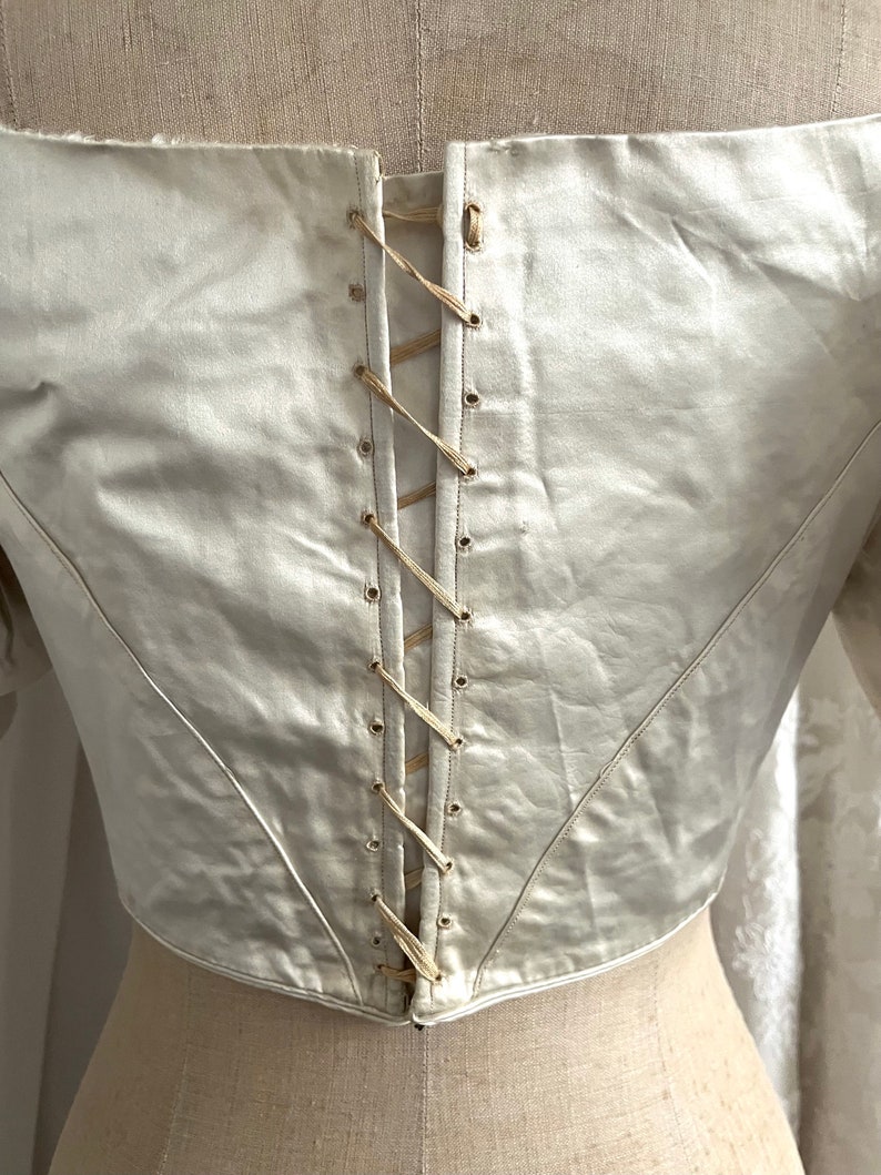 Rare Beautiful 19th Century Silk Bodice - Etsy