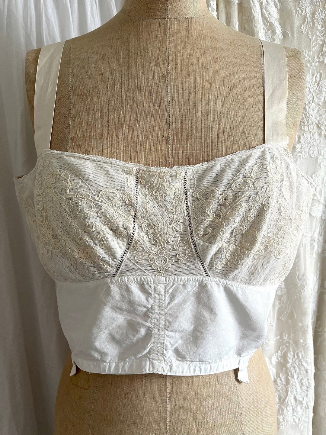 Vintage 1920s 1930s Lace Bralette - Etsy