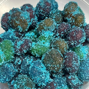 Sour Blue Raspberry Gummy Gushers: Tangy Candy Treat - Etsy