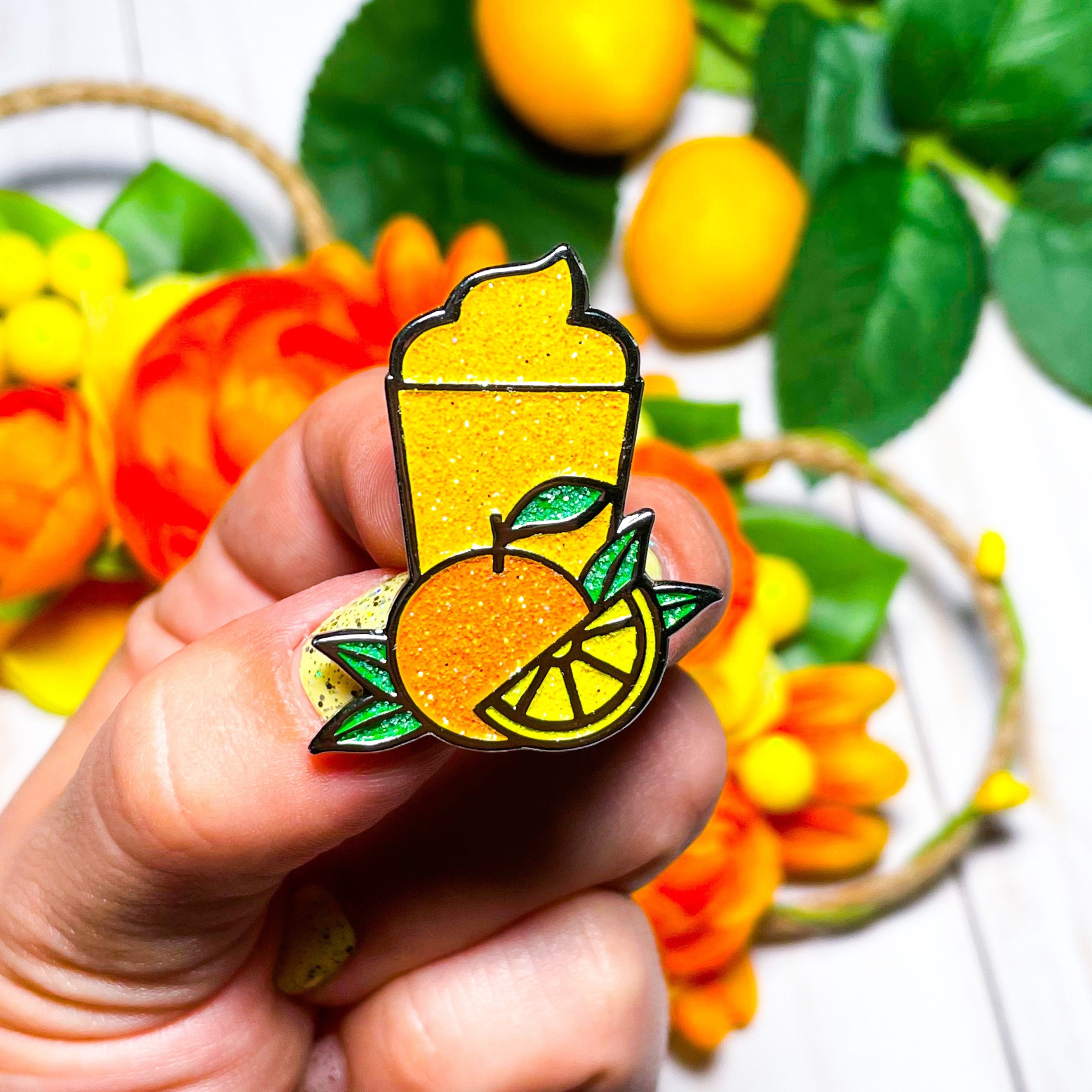 Citrus Smoothie Orange Bird Pin Epcot Flower and Garden - Etsy
