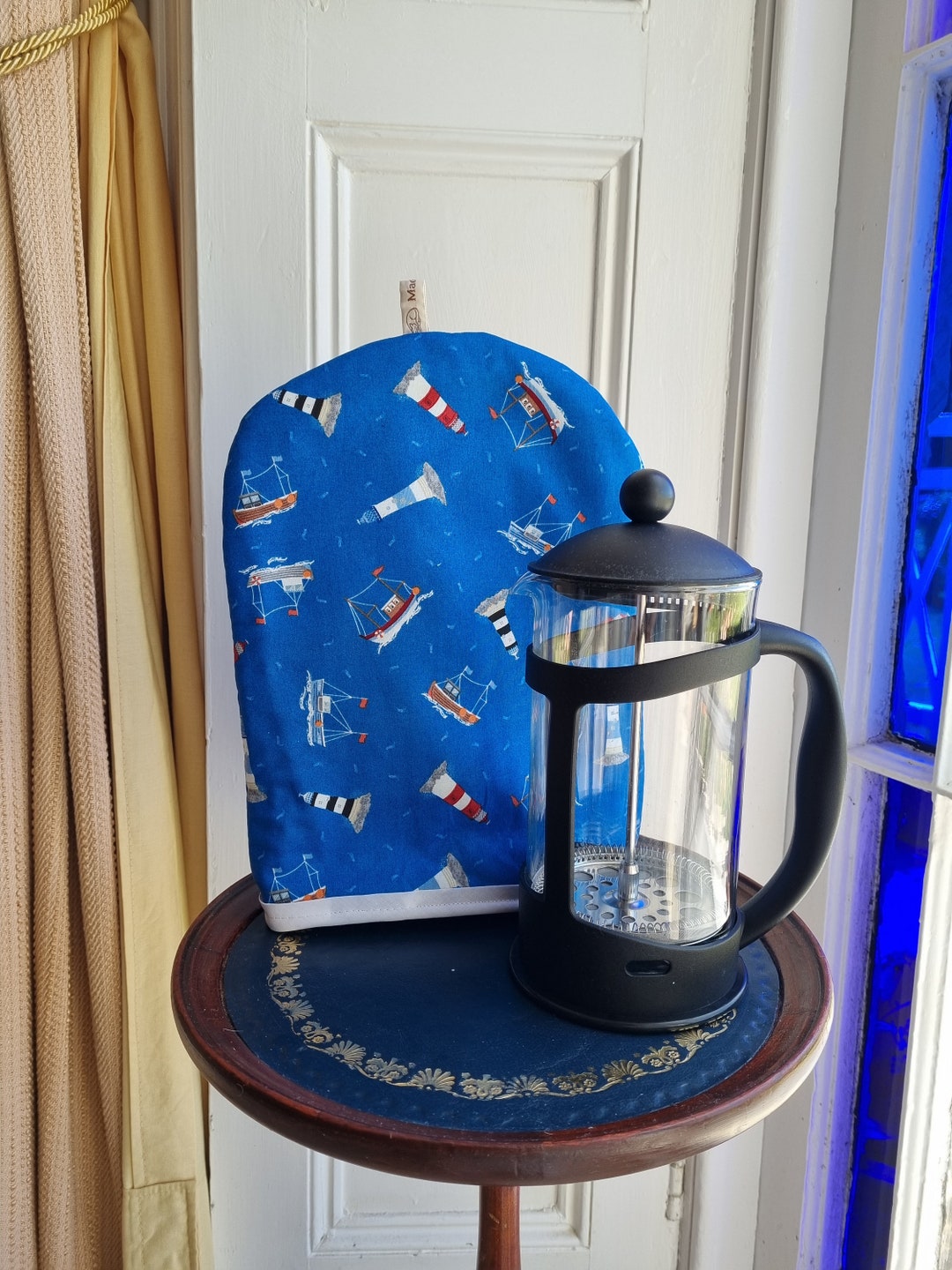 Nautical Cafetiere Cosy - Etsy