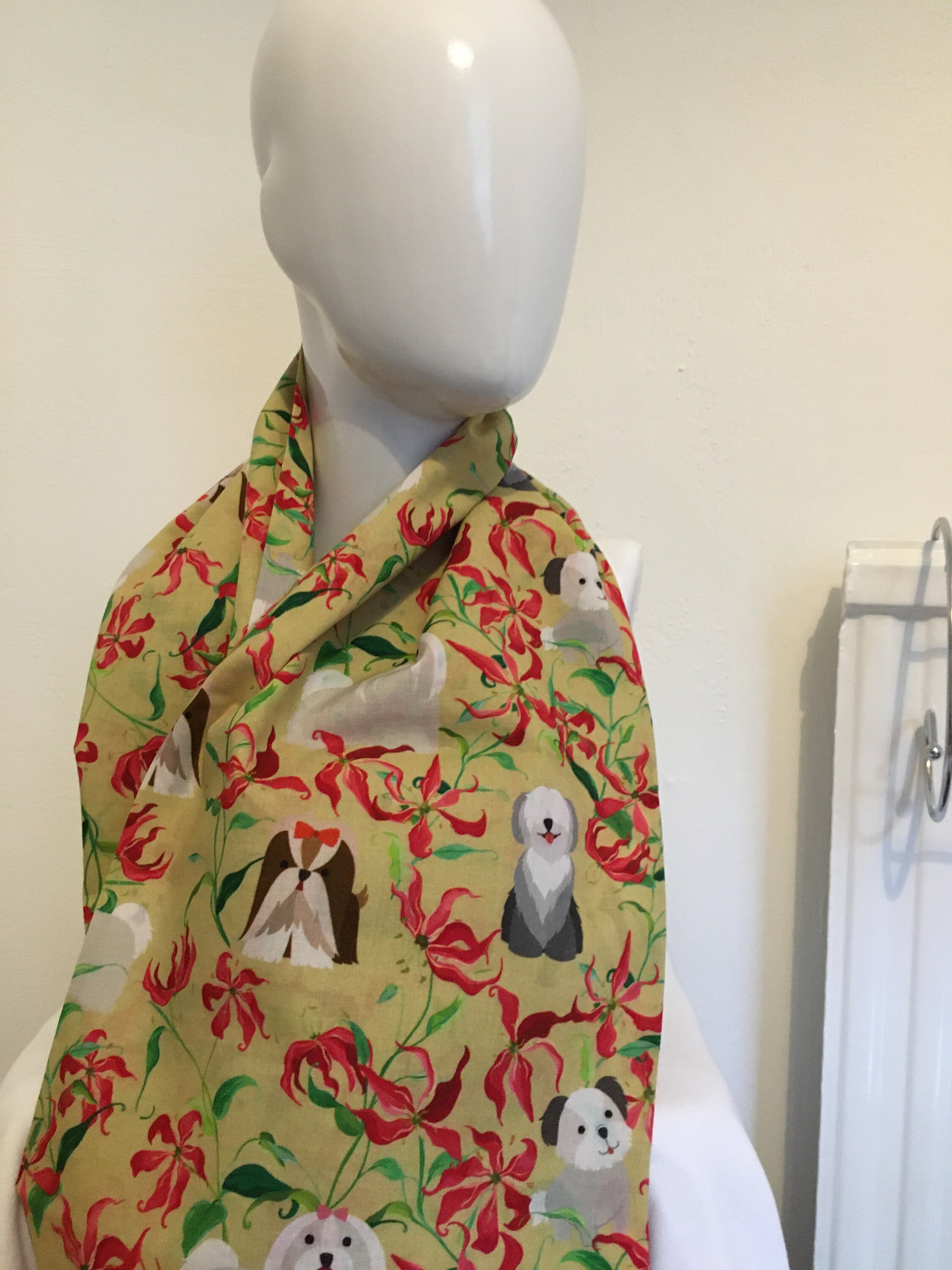 Sheepdog and Yorkshire Terrier Infinity Scarf - Etsy