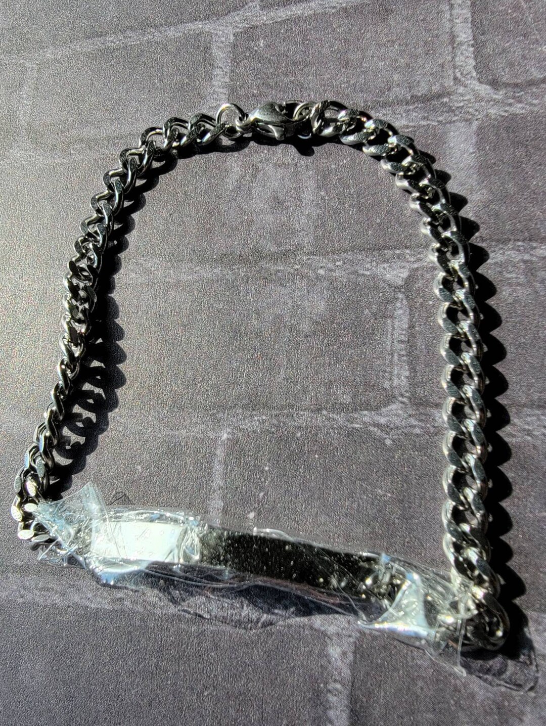 Titanium Steel Chain Customizable Bracelet - Etsy