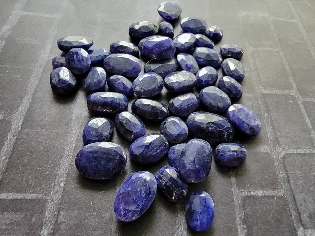 African Blue Sapphire Corundum Loose Gemstones Bulk Lot Wholesale - Etsy