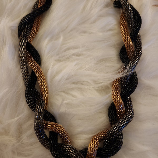 Metal Mesh Necklace - Etsy