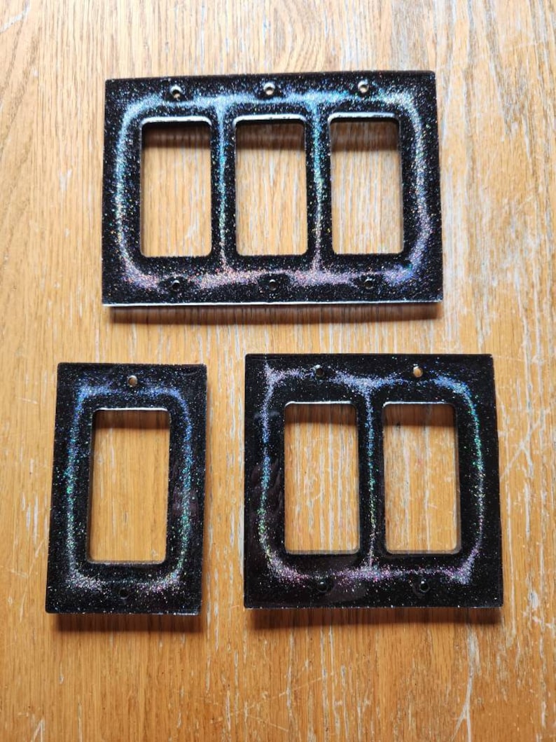 Customizable Epoxy Resin Outlet Switch Cover Home Decor Handmade - Etsy