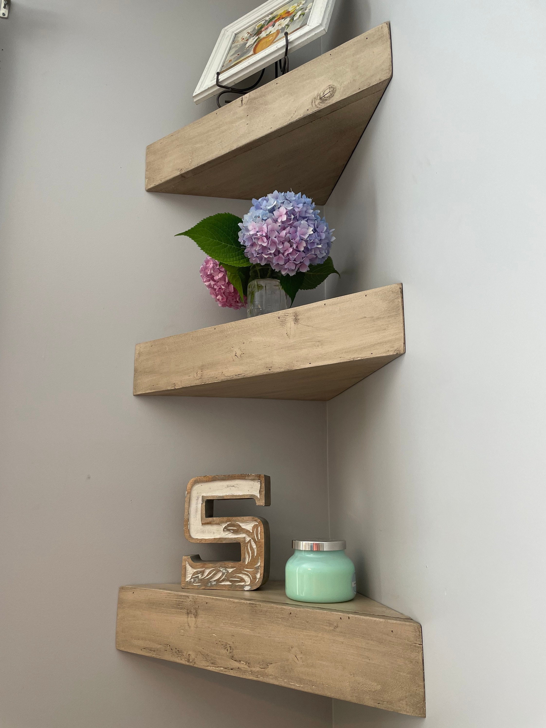 Corner Floating Shelves - Etsy