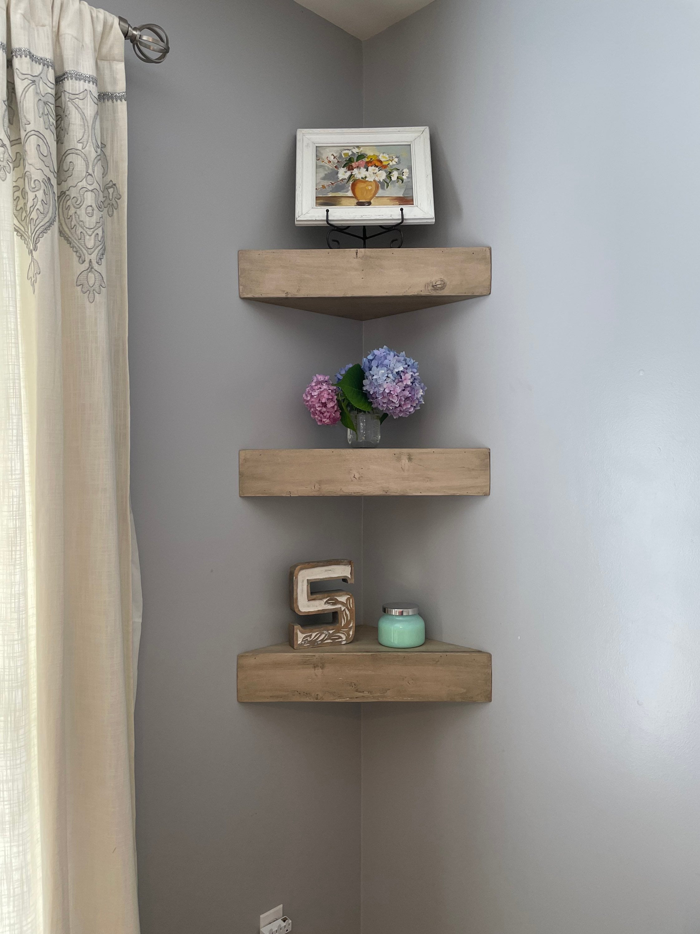 Corner Floating Shelves - Etsy