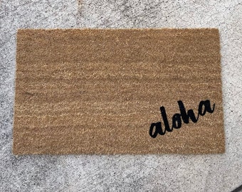 Aloha Doormat - Etsy