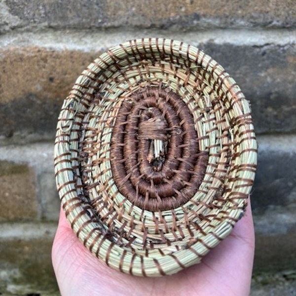 Pine Needle Basket - Etsy