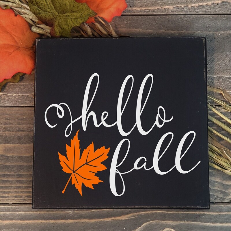 Small Fall Sign - Etsy