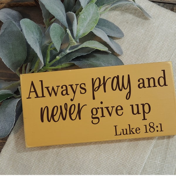 Luke 18 1 - Etsy
