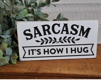 Sarcastic Desk Sign - Etsy