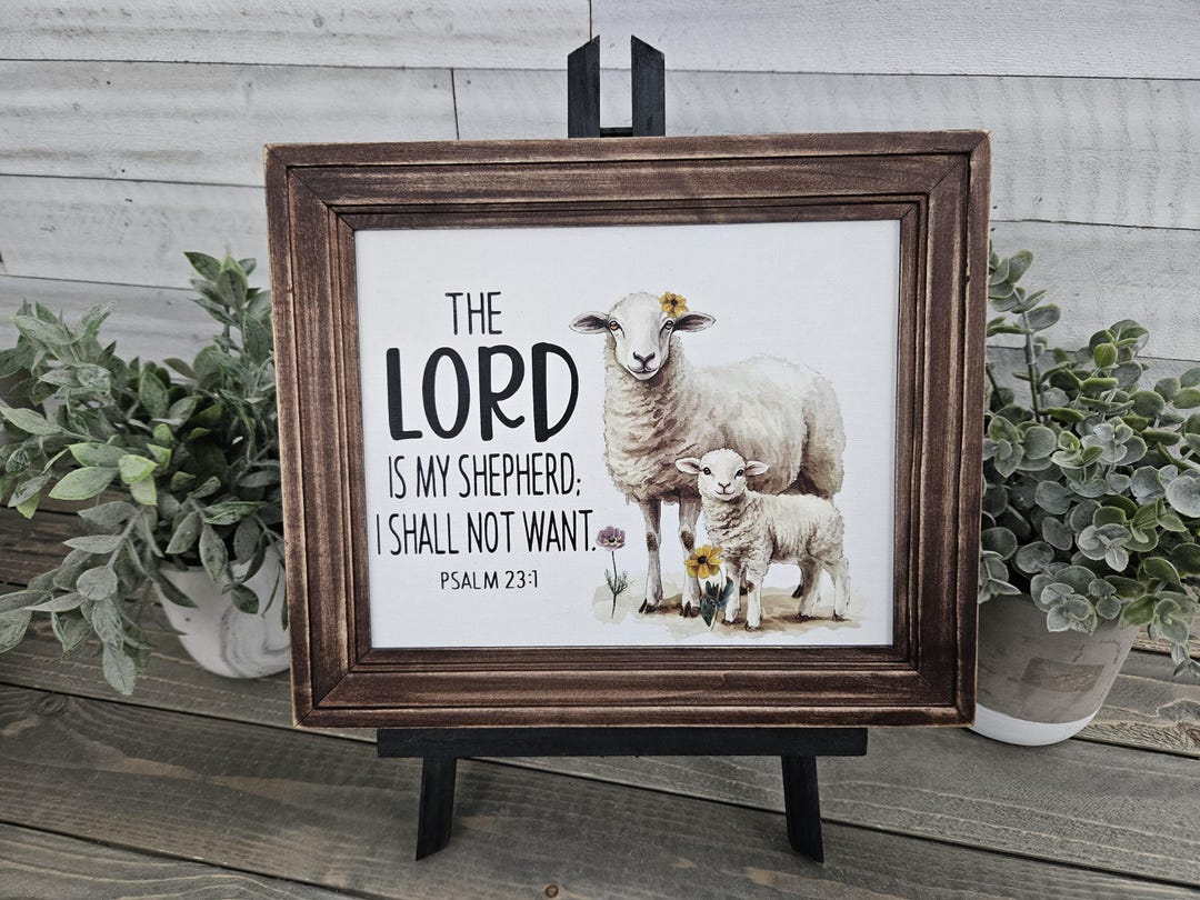 Farmhouse Wood Wall Sign / 8x10 Framed / Rustic / Distressed / Spring ...