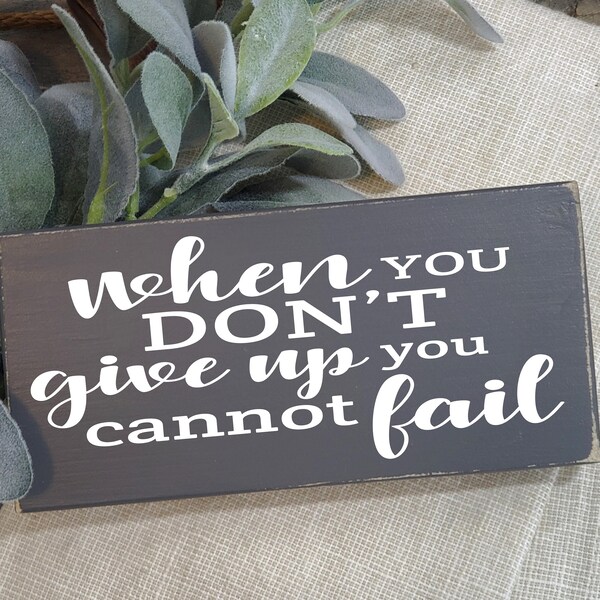 Dont Give up Sign - Etsy