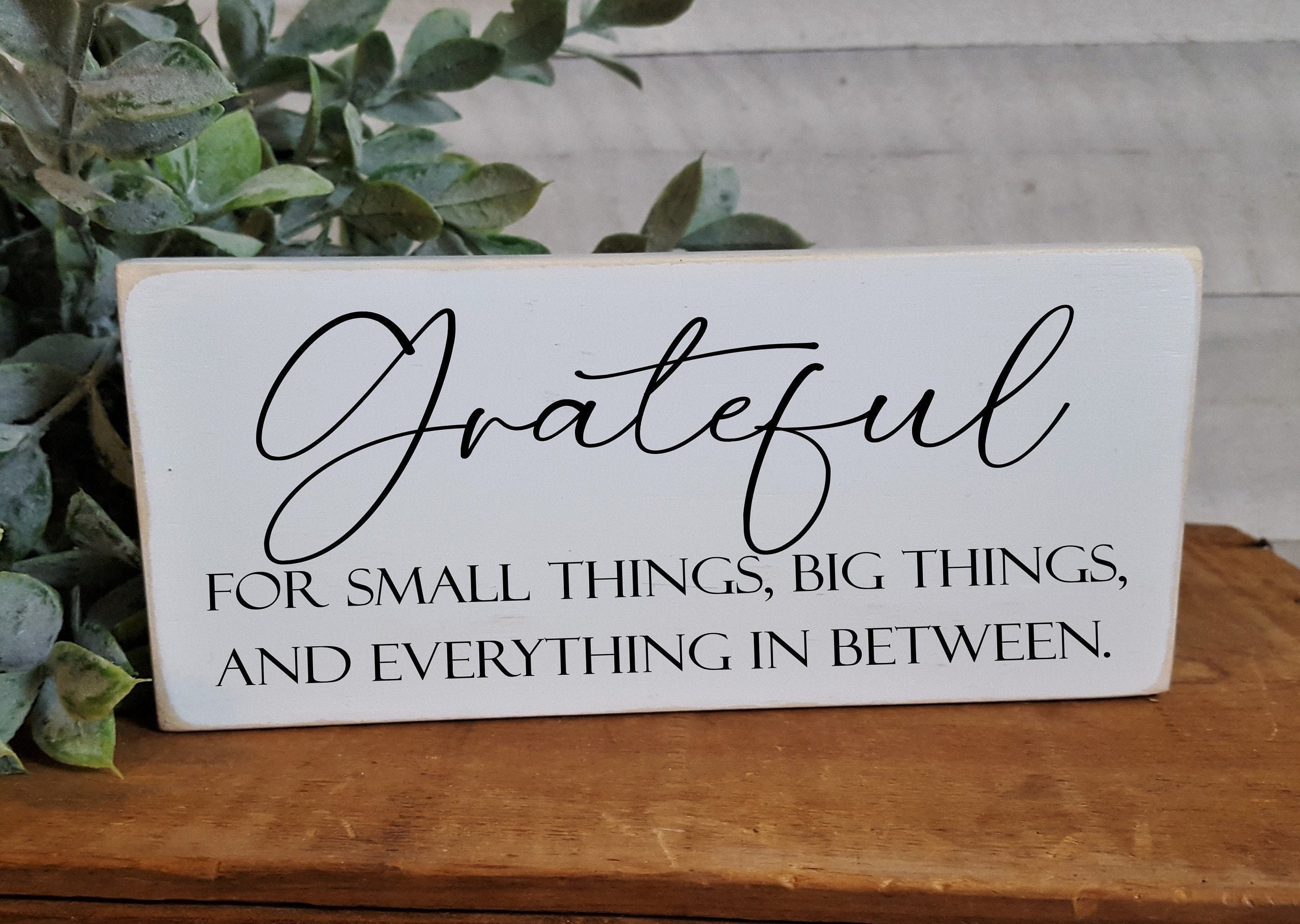 Grateful for small things big things and everything in | Etsy Grateful for small things big things and everything in | Etsy