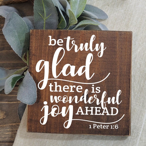 Scripture Wood Sign - Etsy