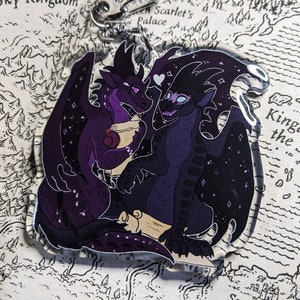 Starflight and Fatespeaker Wings of Fire WOF Acrylic Charm - Etsy Ireland