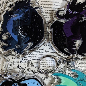 Snowfall and Lynx Wings of Fire WOF Acrylic Charm - Etsy