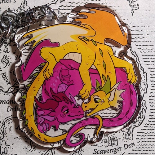 Monarchs of Pantala Wings of Fire WOF Acrylic Charm - Etsy New Zealand