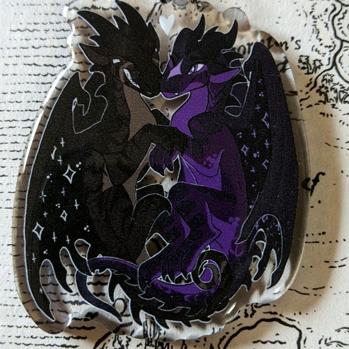 Clearsight and Listener Wings of Fire WOF Acrylic Charm - Etsy Australia