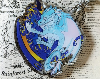 Qibli Wings of Fire Wof Double Sided Acrylic Charm - Etsy