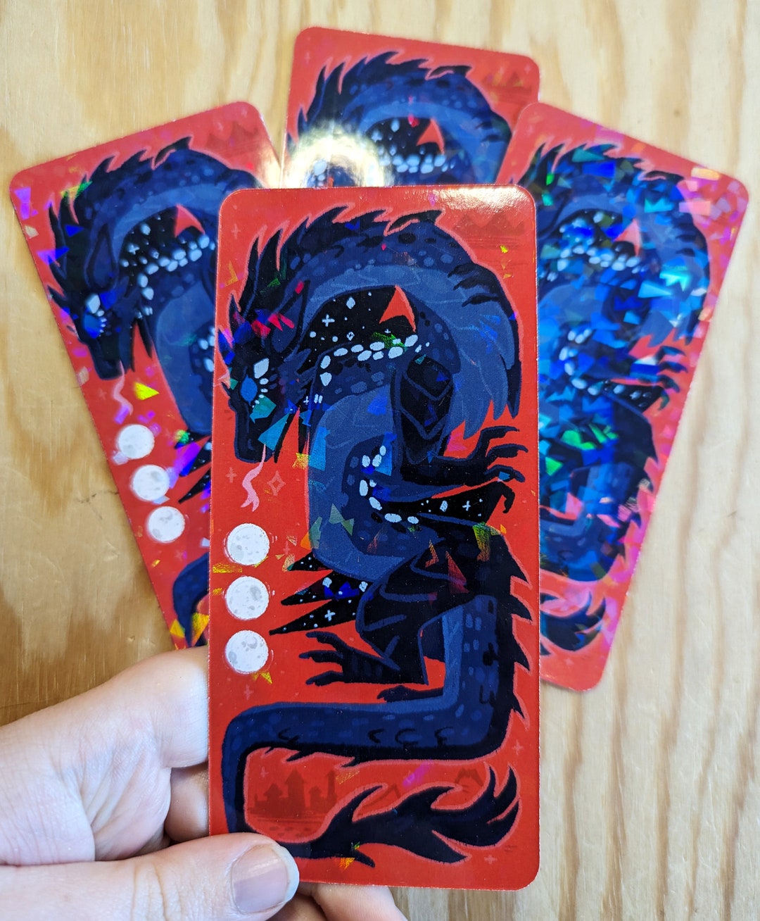 King of Moons / Darkstalker Bookmark [ Wings of Fire Holographic ...