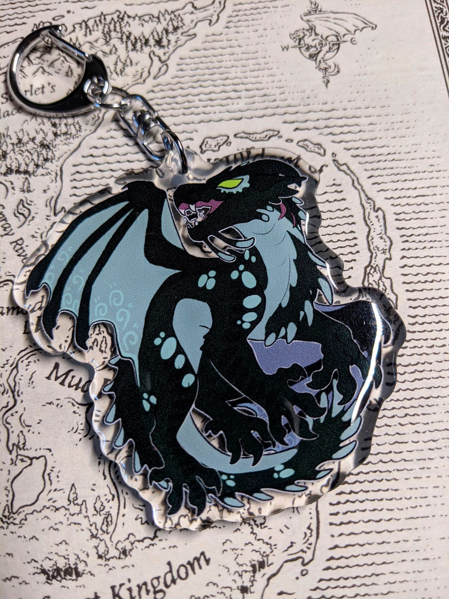 The Princesses & Princes Wings of Fire WOF Acrylic Charm - Etsy