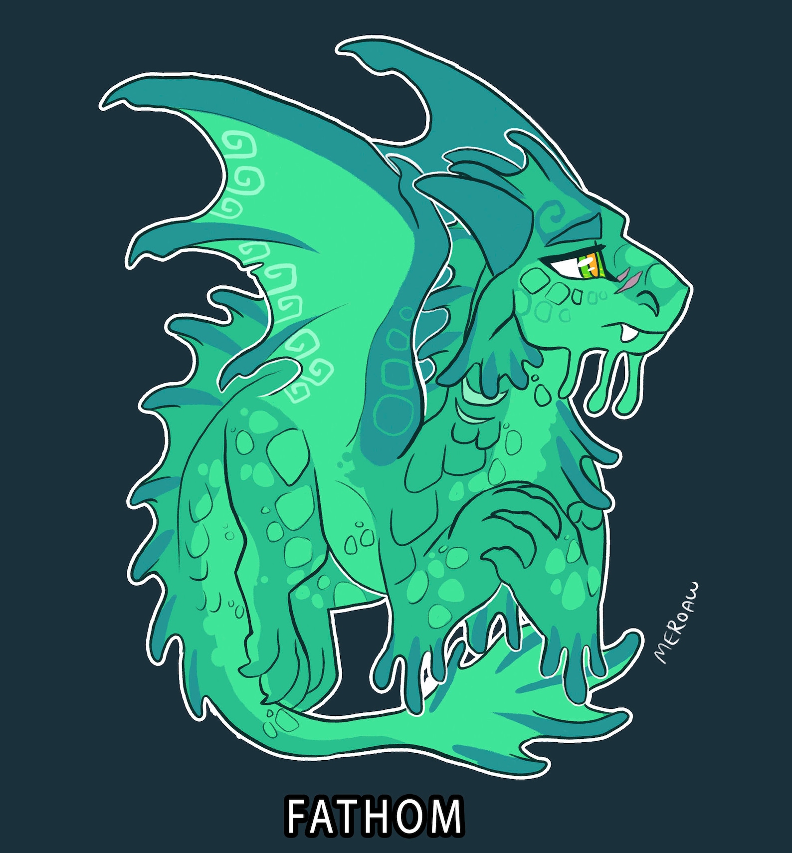 Darkstalker Legends / Clearsight Fathom Whiteout Darkstalker Arcylic ...