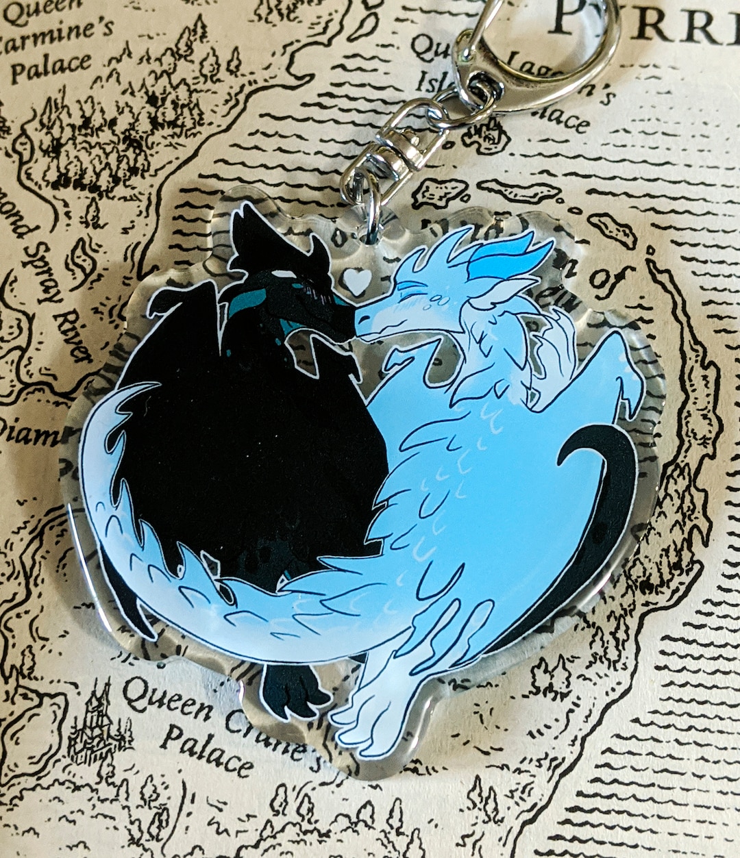 Moon and Winter [ Wings of Fire WOF Acrylic Charm ] - Etsy