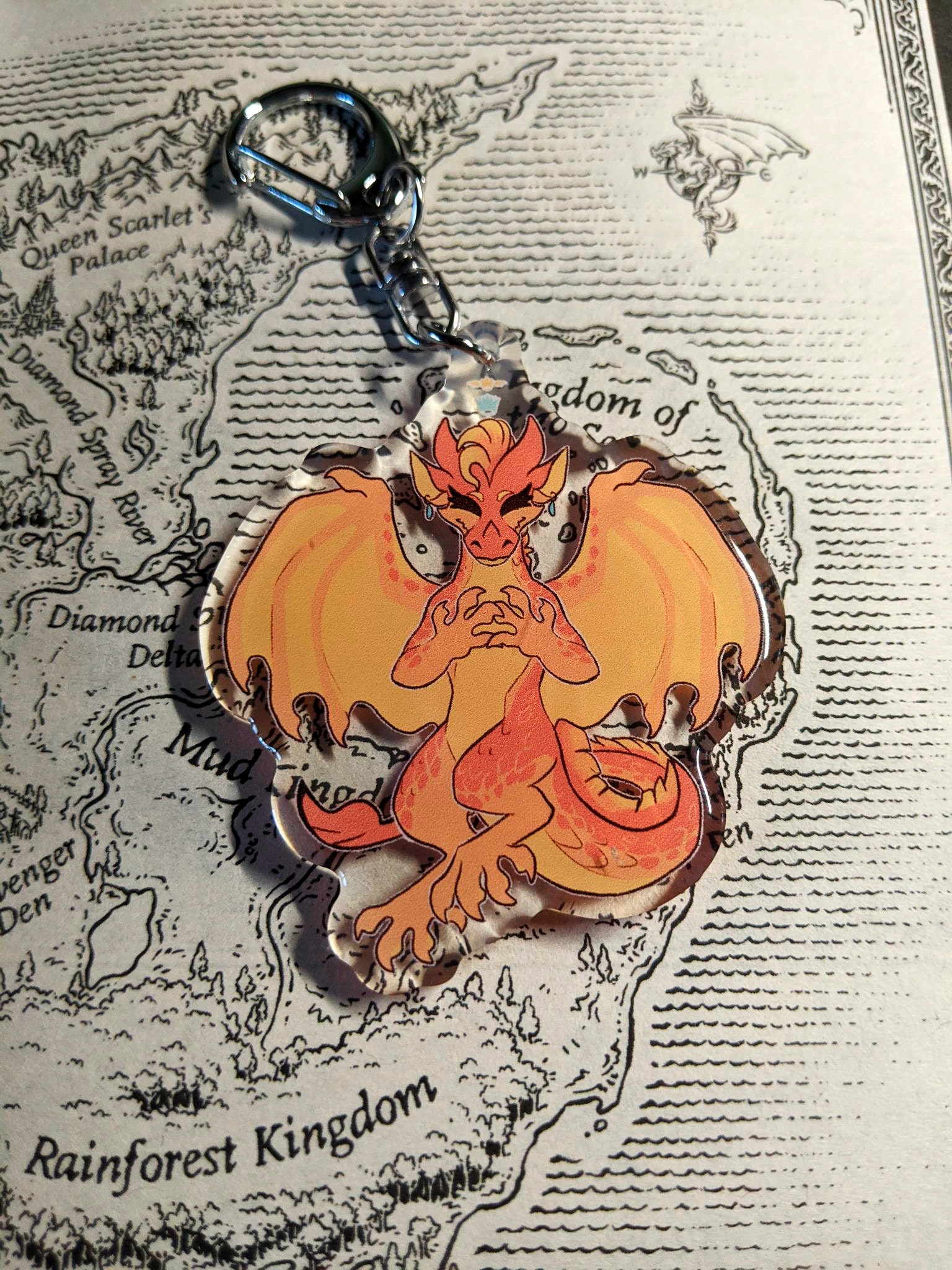 Monarchs of the Sandwing Kingdom [ Wings of Fire WOF Acrylic Charm ] - Etsy