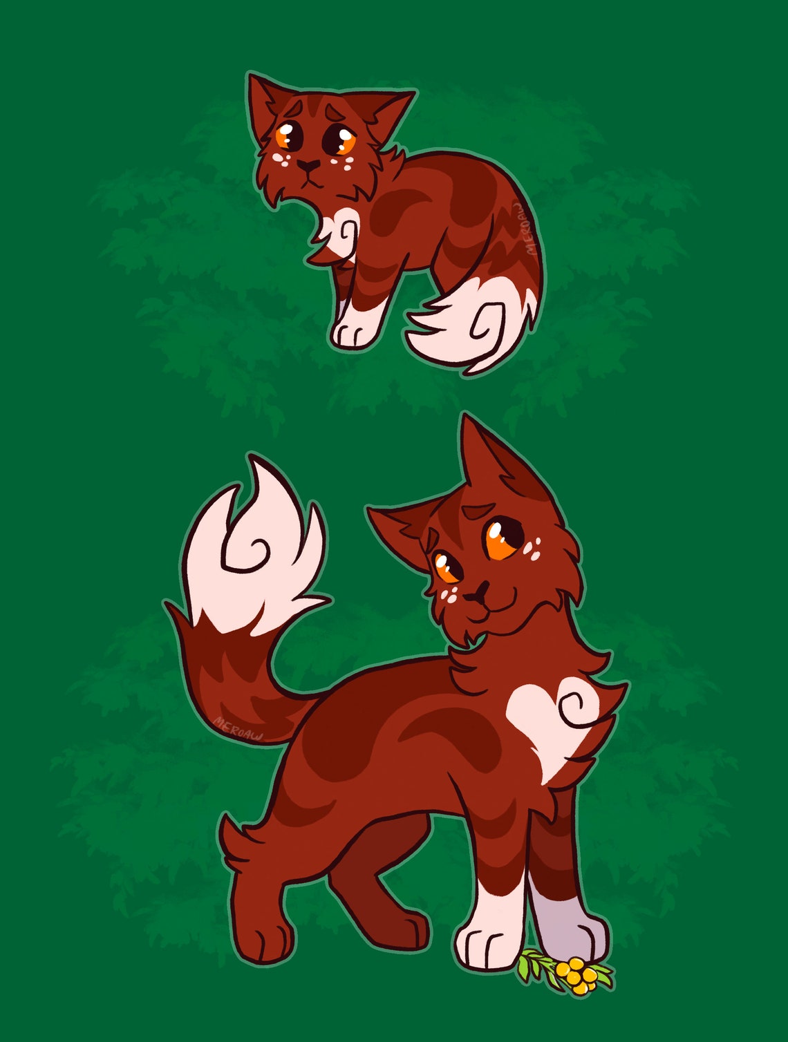 A Vision of Shadows Linked Charms Fighting Felines / Battle | Etsy