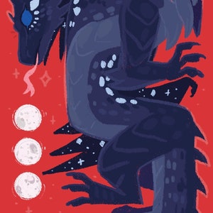 King of Moons / Darkstalker Bookmark [ Wings of Fire Holographic ...