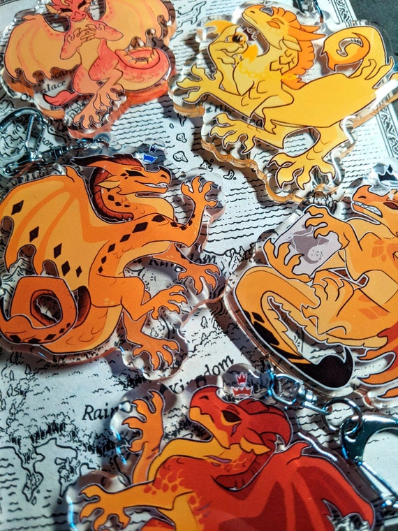 Monarchs of the Sandwing Kingdom Wings of Fire WOF Acrylic | Etsy Canada