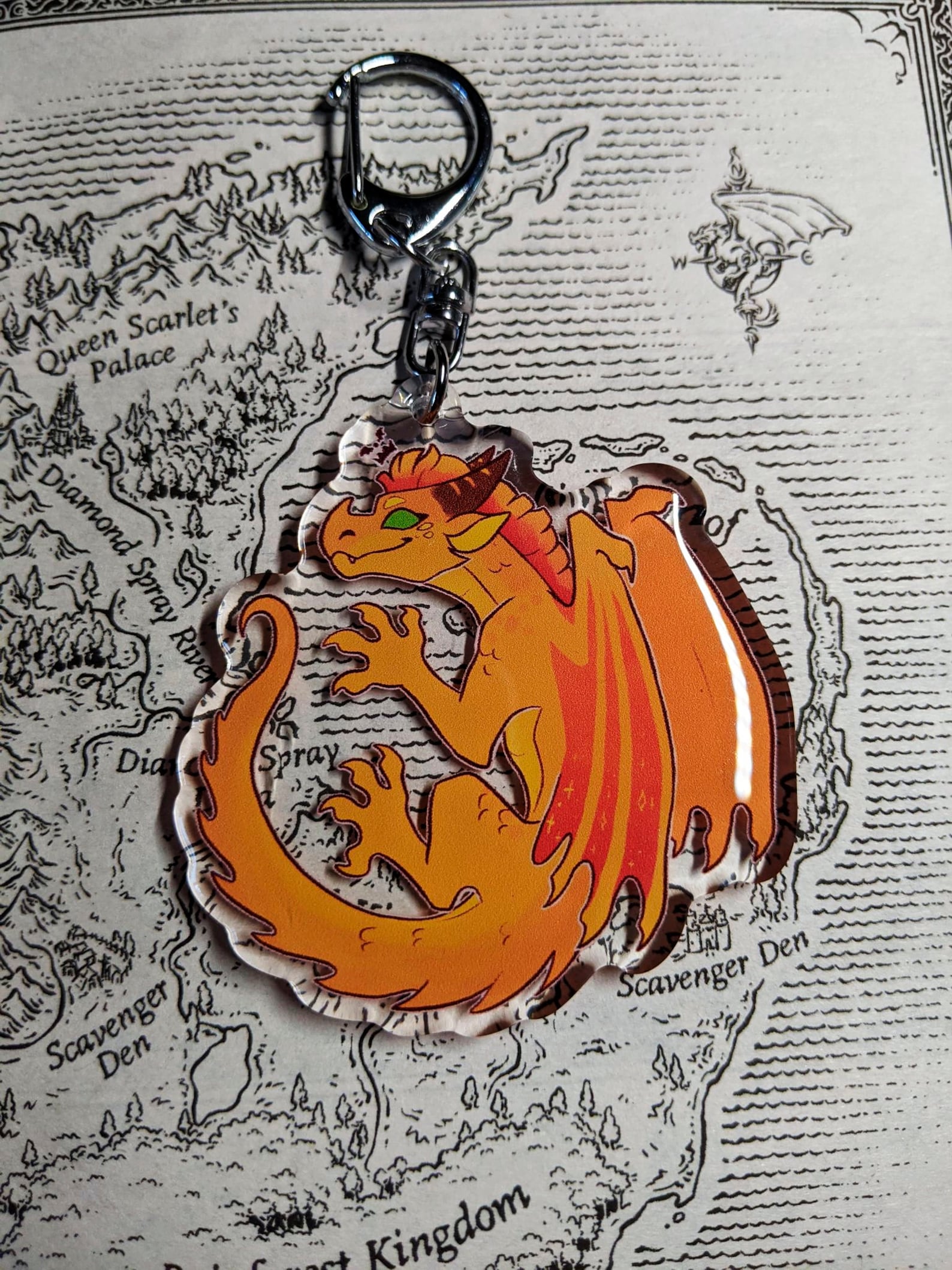 The Princesses & Princes Wings of Fire WOF Acrylic Charm | Etsy Canada