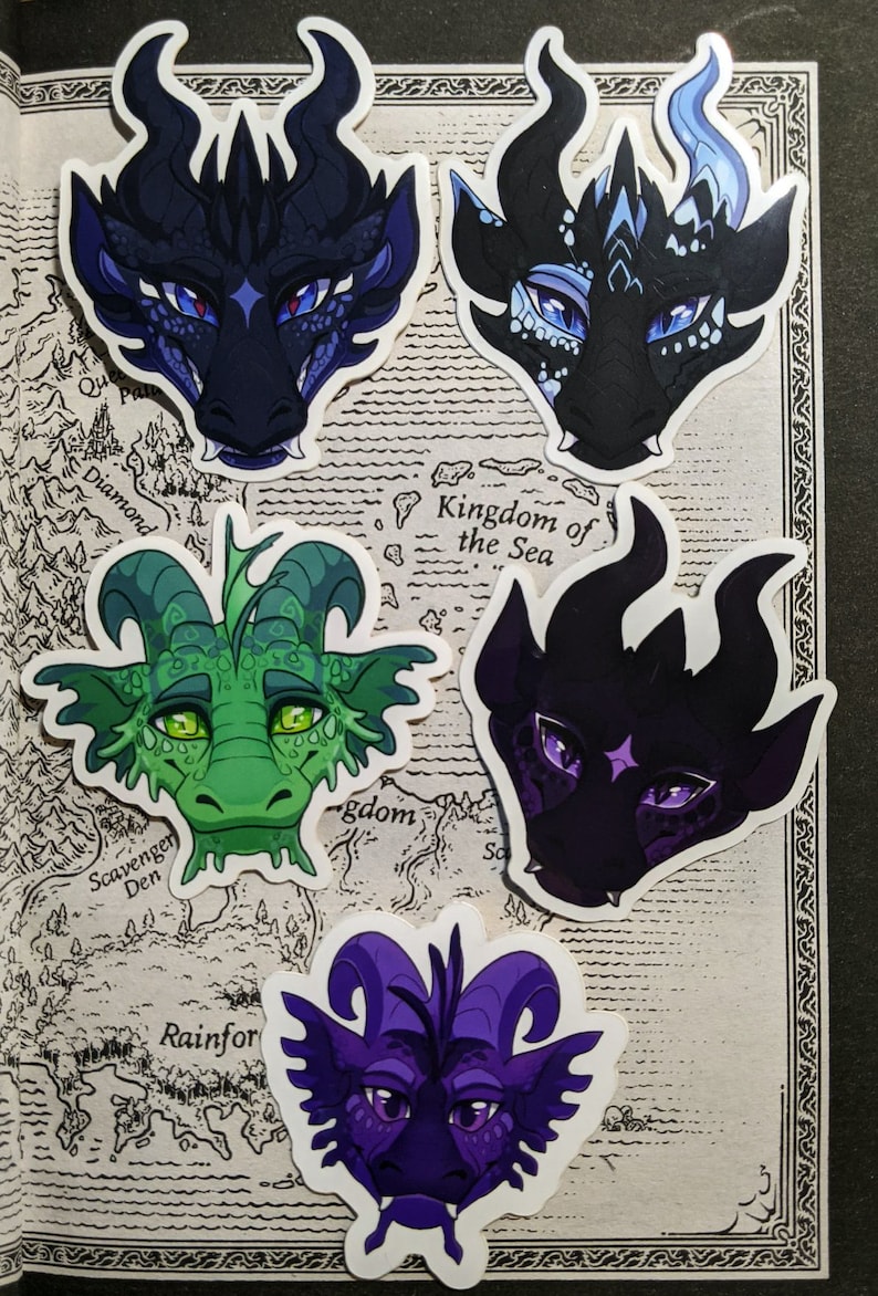Stickers: Darkstalker Legends wings of Fire Wof - Etsy