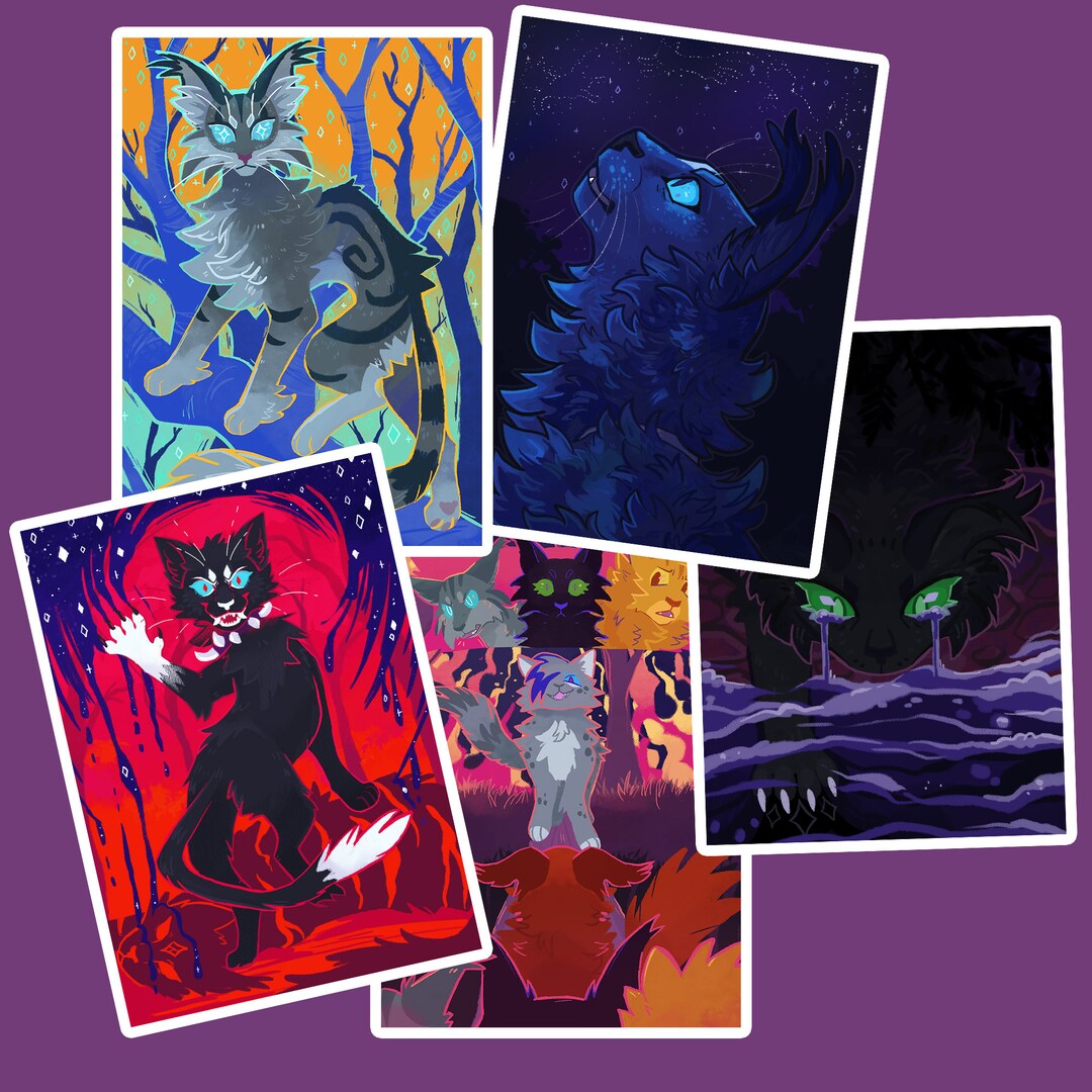 Stylized Battle Cat Prints A5 - Etsy