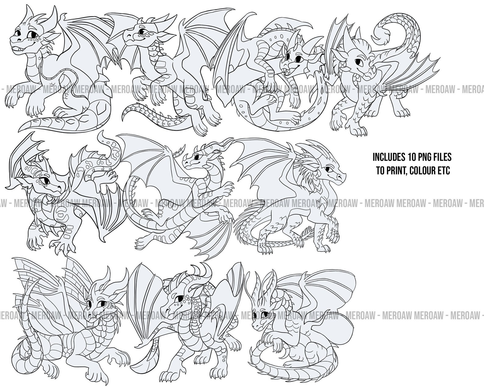 Wings of Fire Bases [ Wings of Fire Digital Download Colouring Page ...