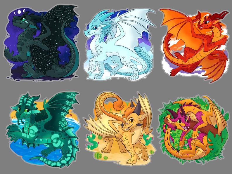 The Jade Winglet Wings of Fire WOF Acrylic Charm - Etsy