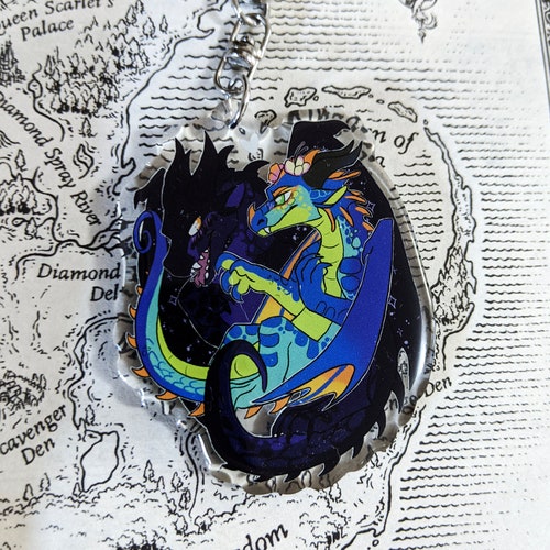 Snowfall and Lynx Wings of Fire WOF Acrylic Charm - Etsy Canada