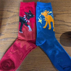Battle Cat Socks | Firestar or Scourge - Etsy