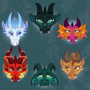 Stickers: the Jade Winglet / Arc 2 [ Wings of Fire ] - Etsy