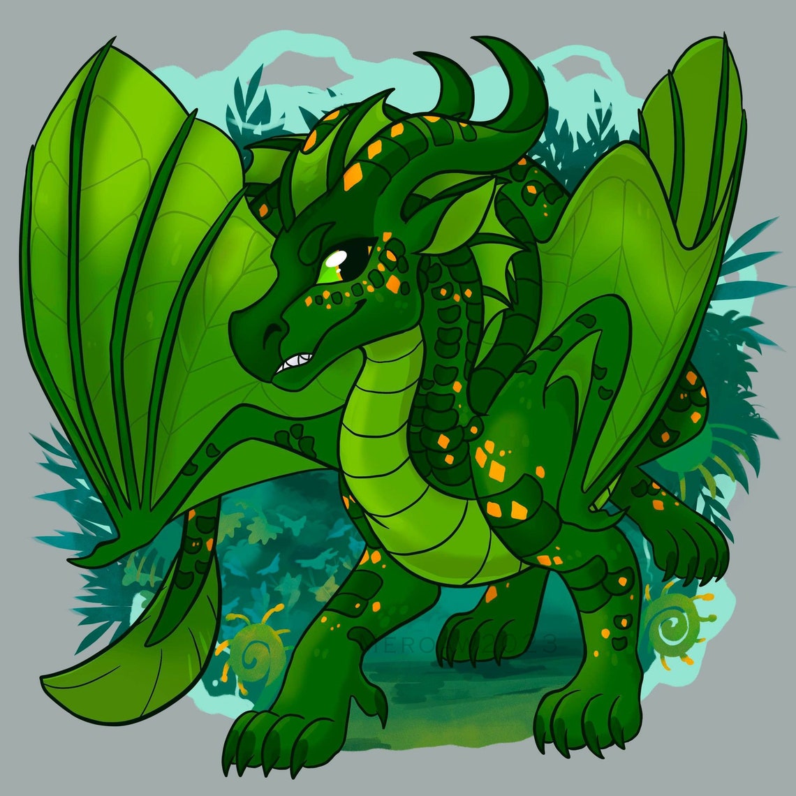 The Lost Continent [ Wings of Fire WOF Acrylic Charm ] - Etsy