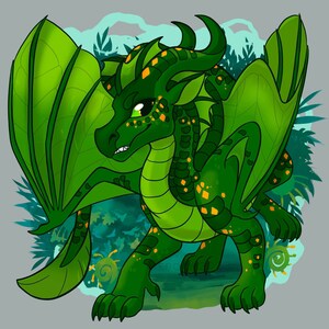 The Lost Continent [ Wings of Fire WOF Acrylic Charm ] - Etsy