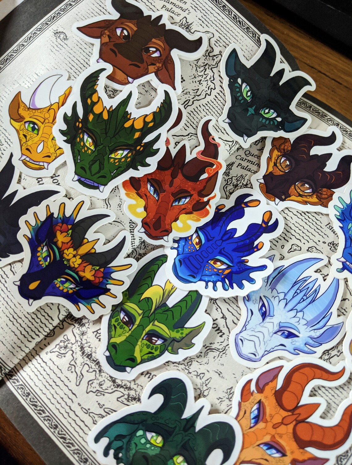 Stickers: the Jade Winglet / Arc 2 Wings of Fire - Etsy Canada
